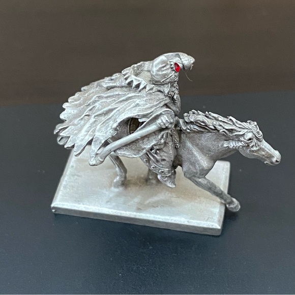 Accents | Vintage 1993 Rf319 Wizard Riding A Horse Mystical Miniature ...